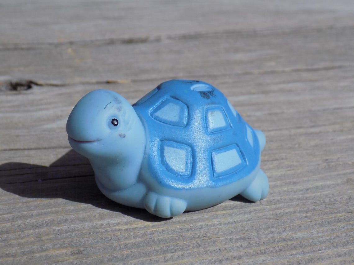 Turtle Blue Toy Turtle, Rubber Toys, Rubber Toys, Memories, Gift, Prop ...