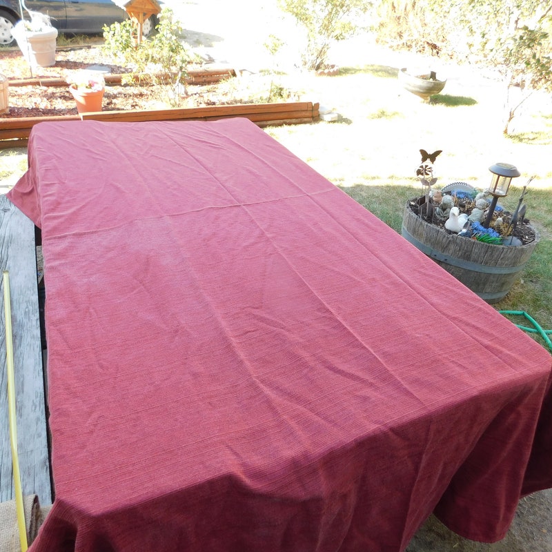 Red Table Cloth - Etsy
