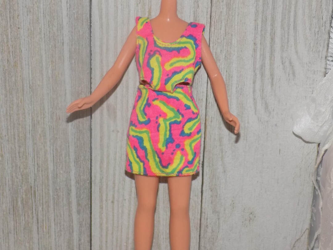 Doll Clothes, Funky Pink Green, Wacky Pattern, Memories, Gift, Prop ...