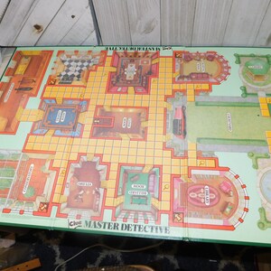 Vintage Master Clue Game GAME BOARD ONLY 1988 Replacements - Etsy