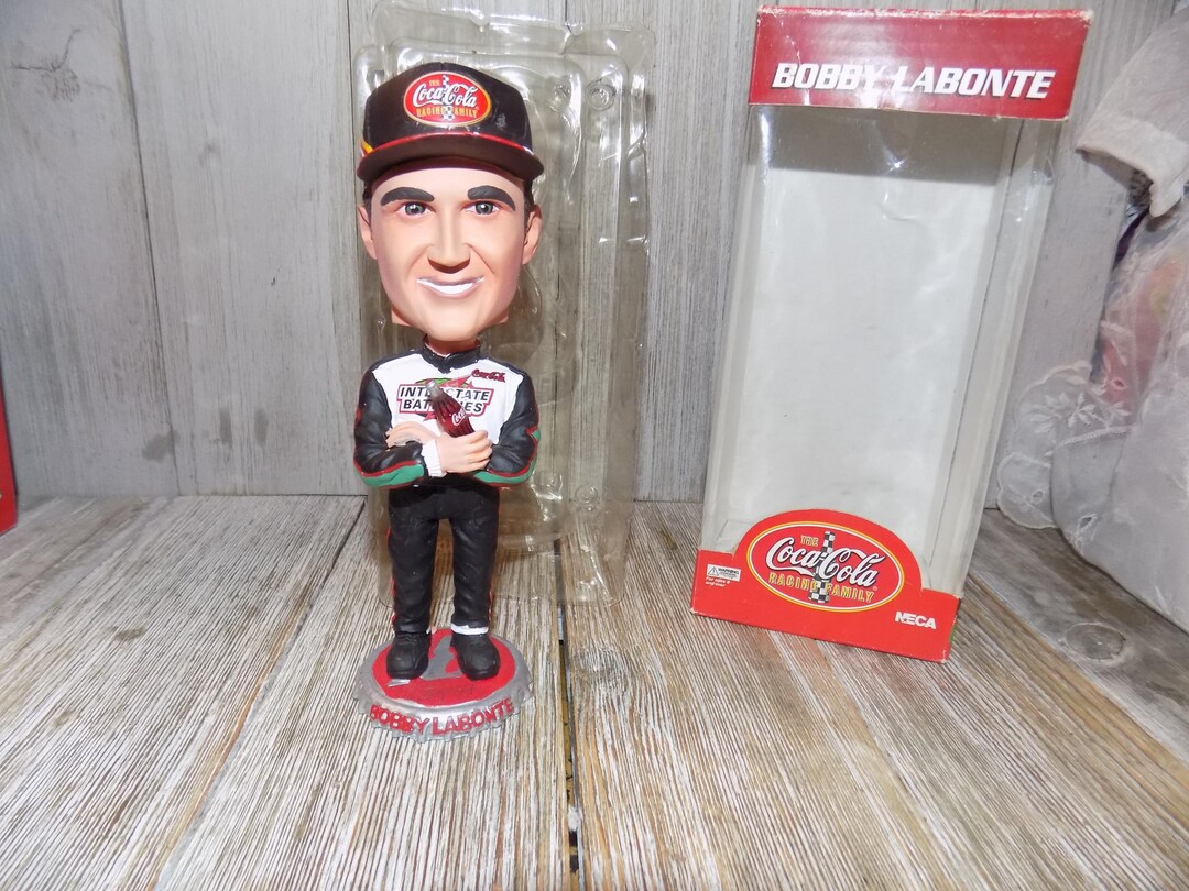 Nascar Bobby Labonte Coca Cola Family 2003, Bobble HEADS NEW Old Stock ...