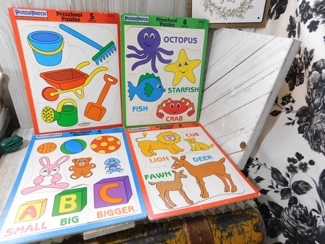 Puzzle Patch 1992 Preschooler Puzzles, Tray Puzzles, Vintage Toys, Vintage Home Decor, Memories ...