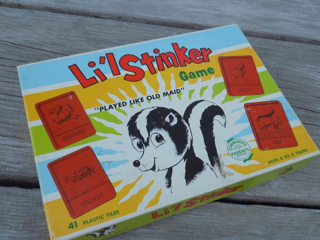 Li'l Stinker Game Played Like Old Maid, Missing One Tile, Chidren Game ...