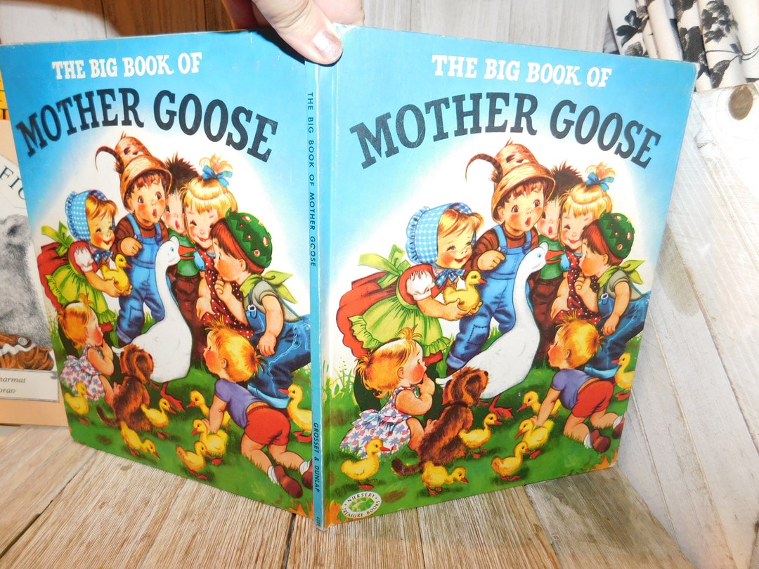 The Big Book of Mother Goose 1977, Hardcover Book, Children Book, Gift ...