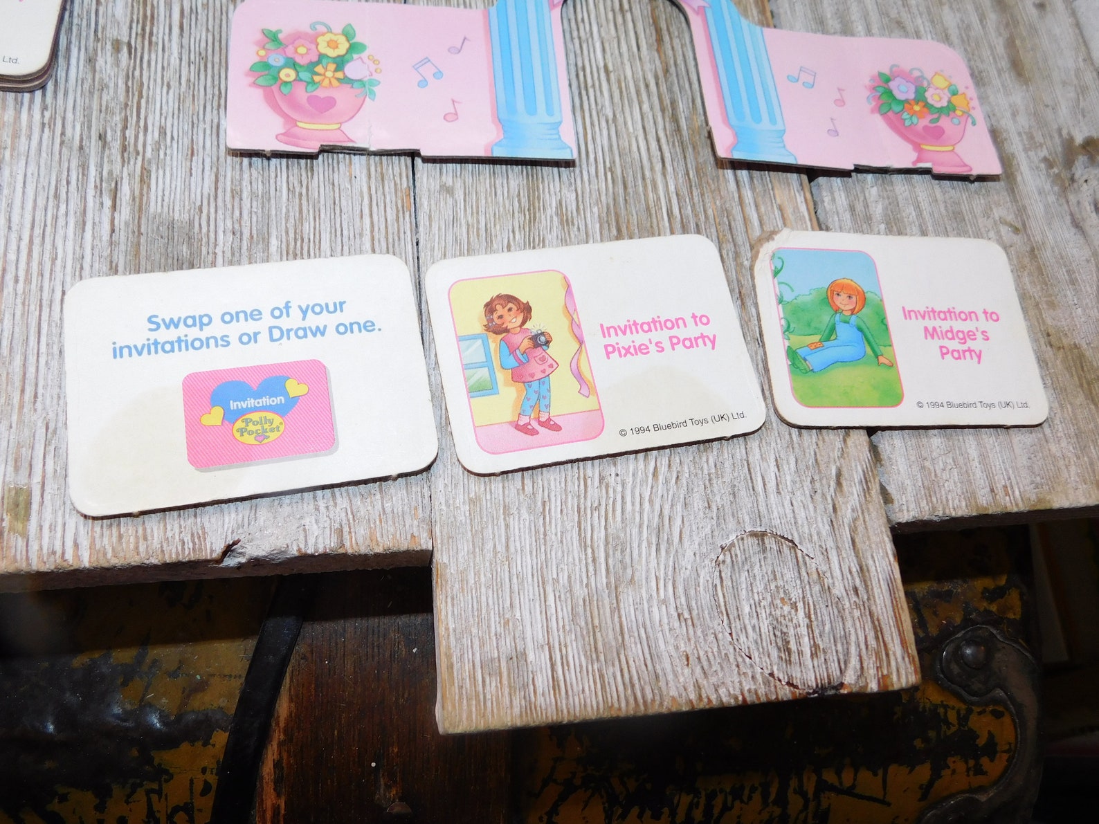Polly Pocket Party Game for Parts 1994, Replacement Game Pieces, Crafts ...
