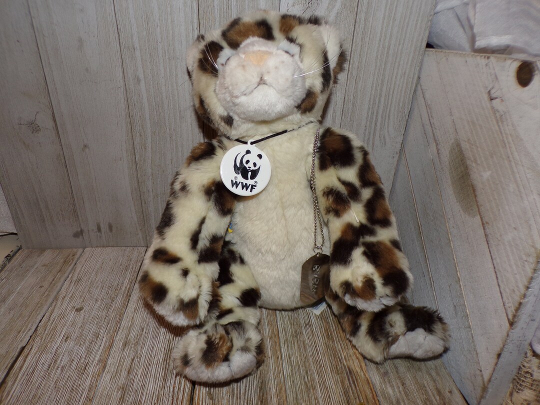 Build a Bear Cheetah Leopard WWF World Wildlife Fund Stuffed Plush ...