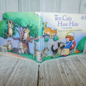 Ten Cats Have Hats A Counting Book 94, Preschooler Book, Vintage ...