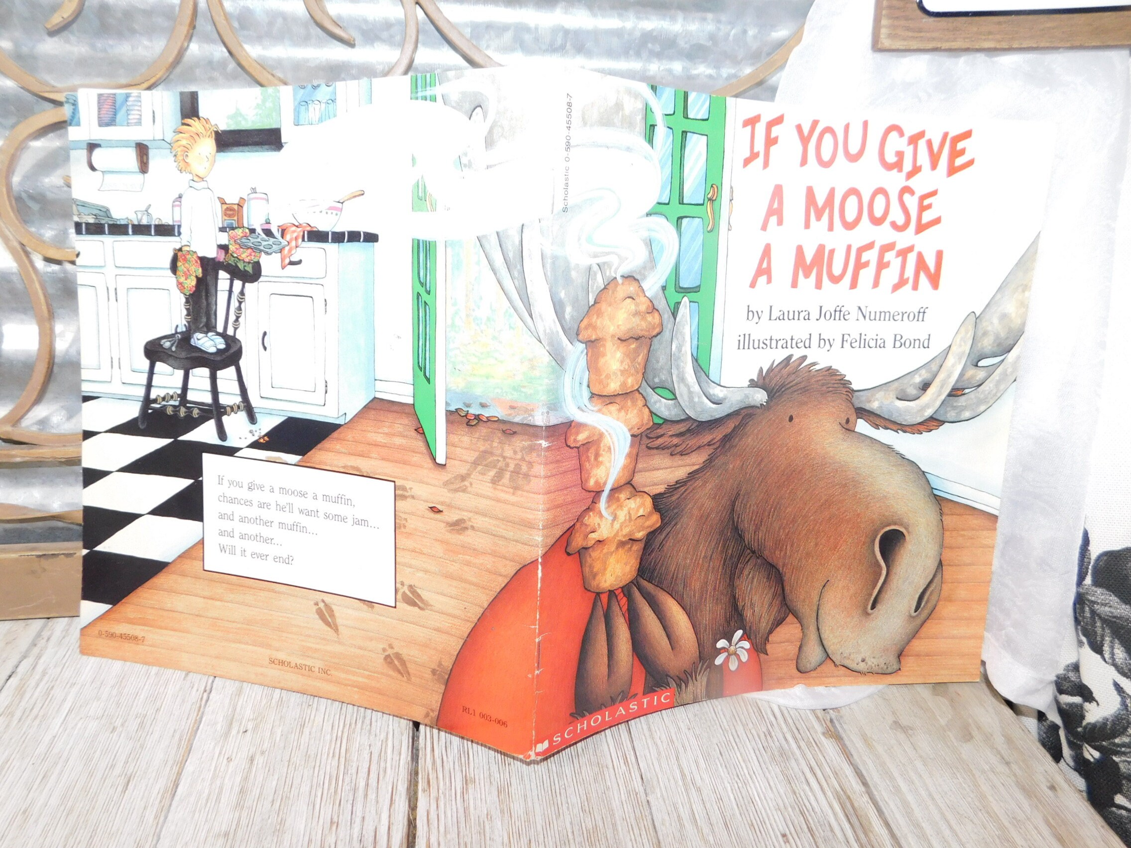 If You Give A Moose A Muffin Coloring Page