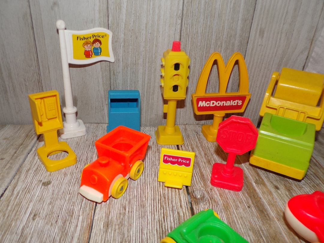Fisher Price Little People Toys YOU PICK Mcdonalds Sign Anchor Sign ...