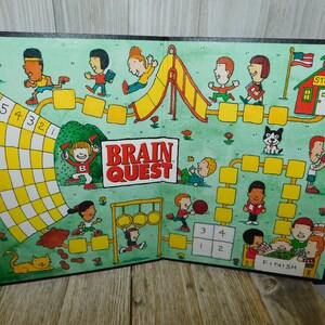 Brain Quest Board Game GAME BOARD ONLY, Single Pieces, Replacement Game ...