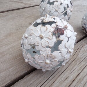 Flower Metal Balls, Filler Flower Metal Ball, Bowl Fillers, Metal Home ...