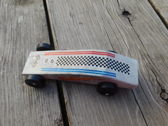 Vintage Pinewood Derby Boy Scouts Car Wood Car Boy Scouts | Etsy