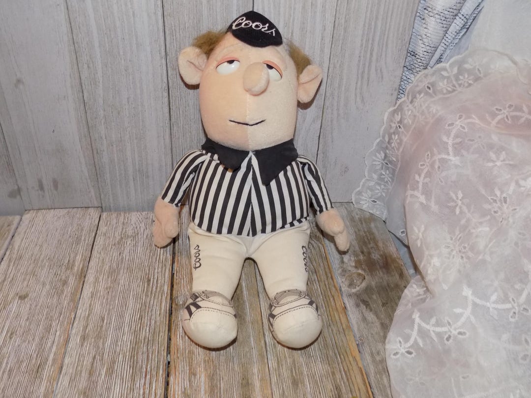 Referee Coors Beer Stress Relief Stuffed Doll Plush 1988 GRAYHOUND ...