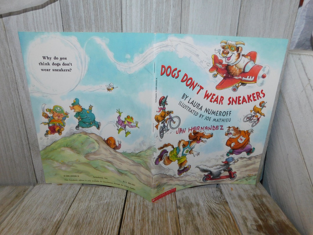 Vtg Dogs Don't Wear Sneakers 95 Paper Back, Vintage Children Book ...