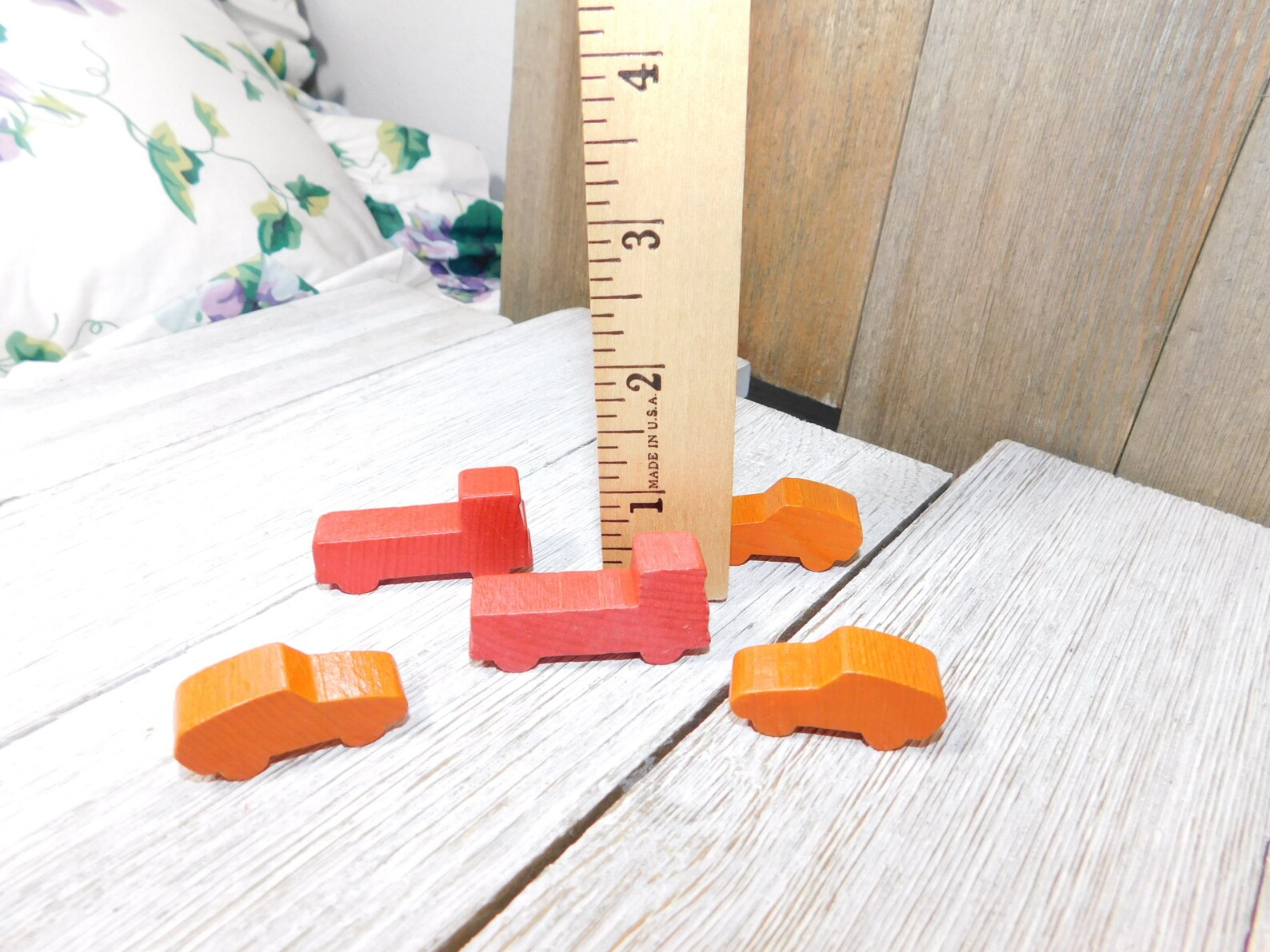 Wood Mini Toy Cars Vintage Toy Wooden Car Set Vintage Toys - Etsy