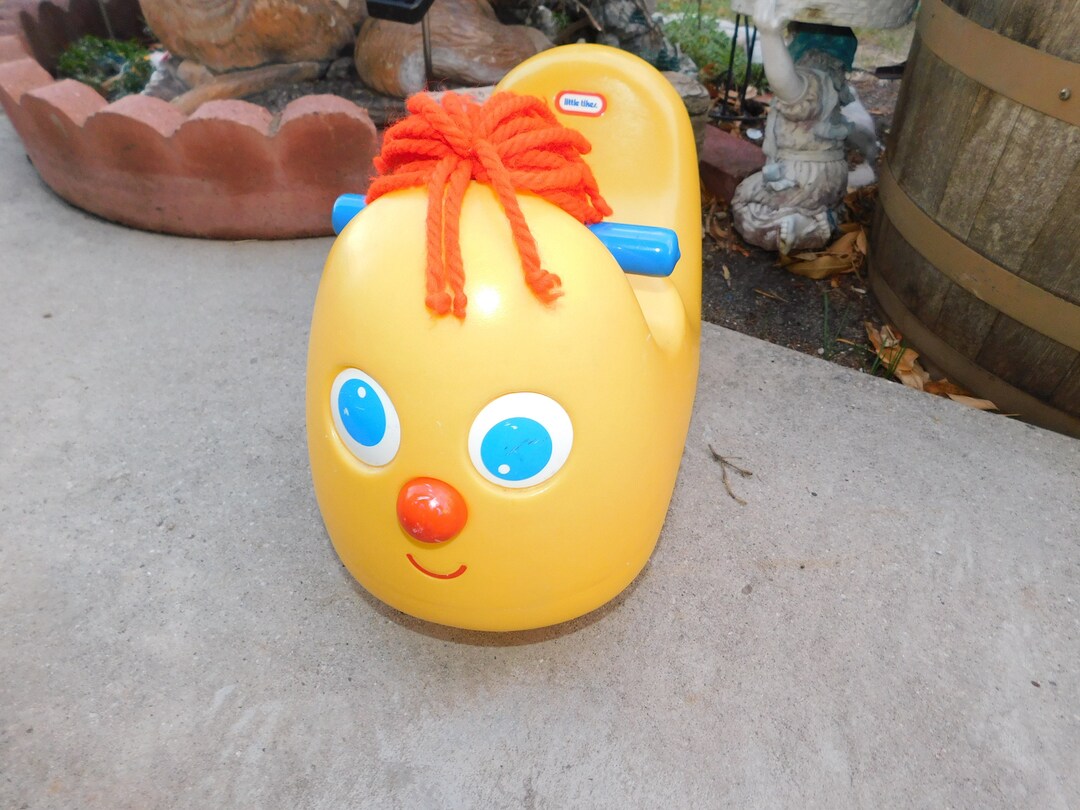 Ollie Rocking Toy Banana Shape, Vtg Little Tykes, Little Tykes Toys ...