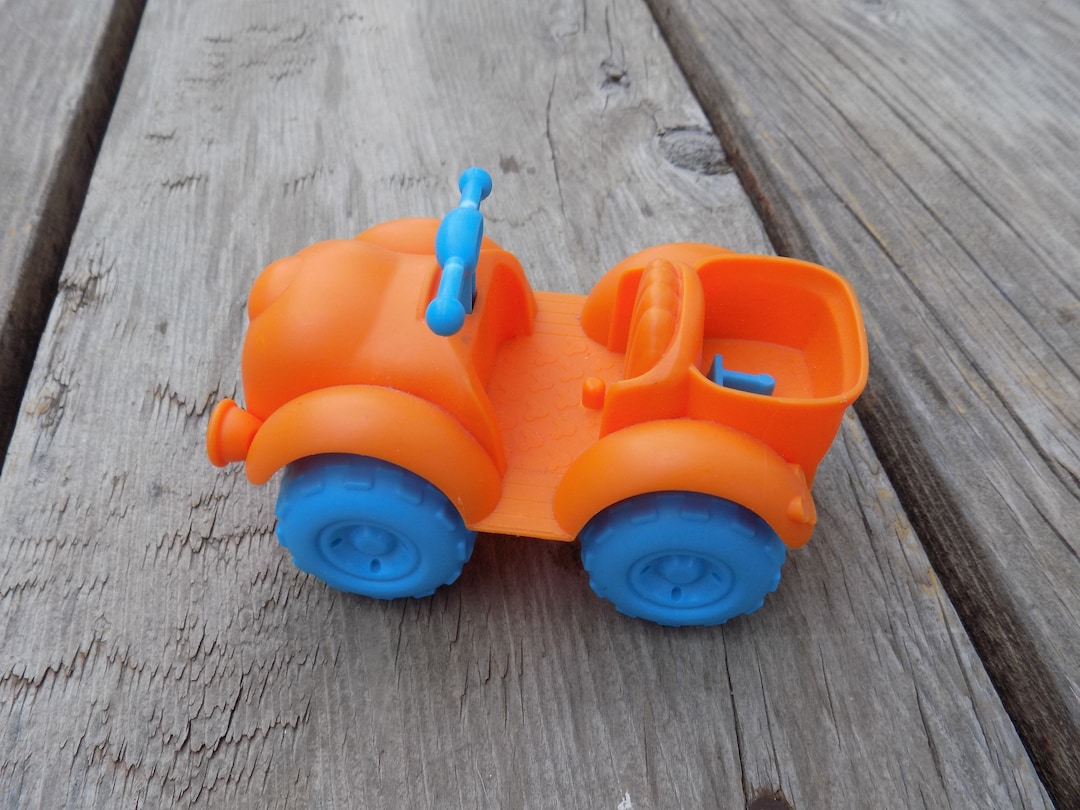 Toy Car, Plastic Toy Car, Orange Toy Car, Vintage Toys, Doll Car ...