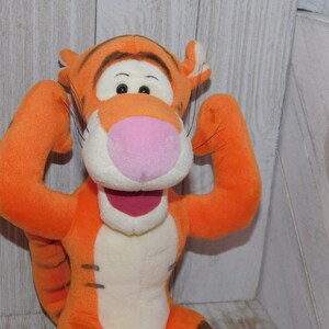 Vintage Winnie Pooh Tiger, Stuffed Tiger Toy, Winnie the Pooh, Vintage ...