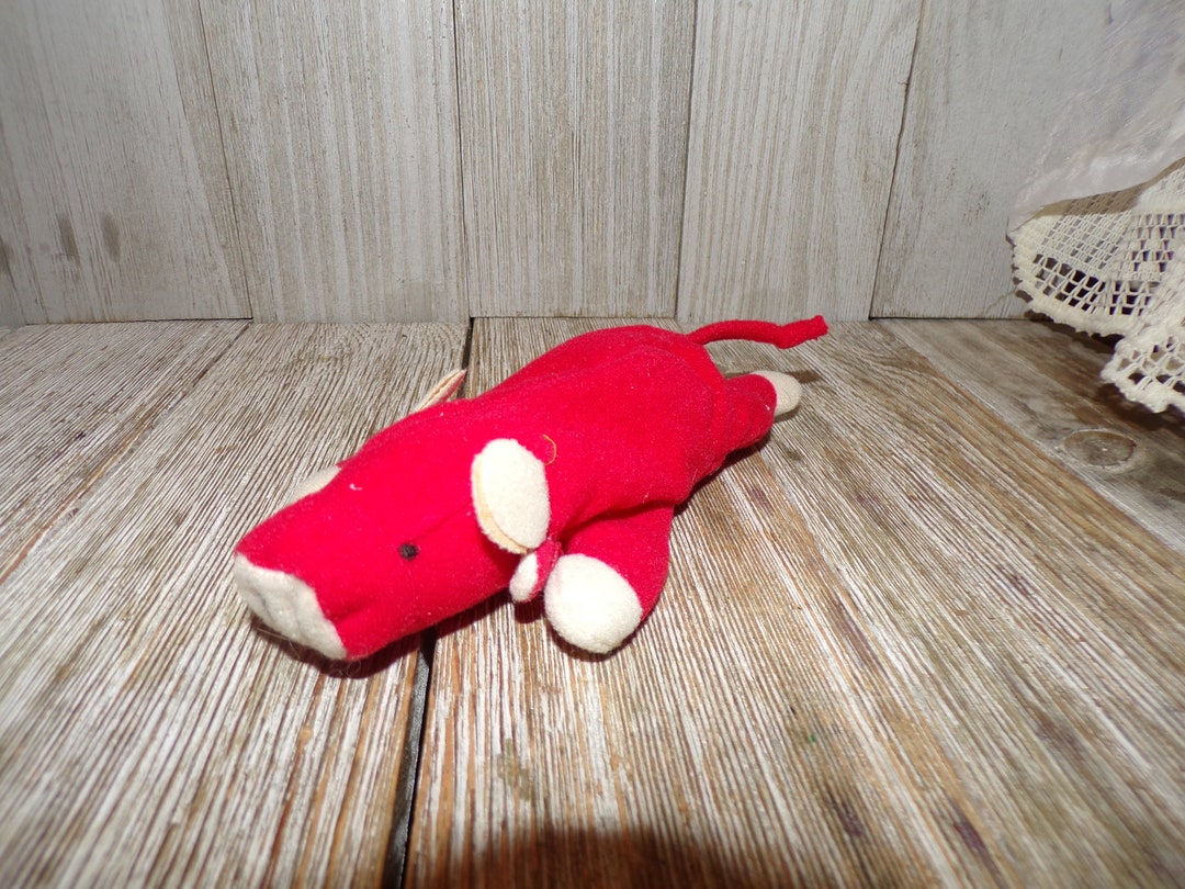 Ty Mini SNORT the Red Bull PE Pellets Mini Ty Small Stuffed Animal ...