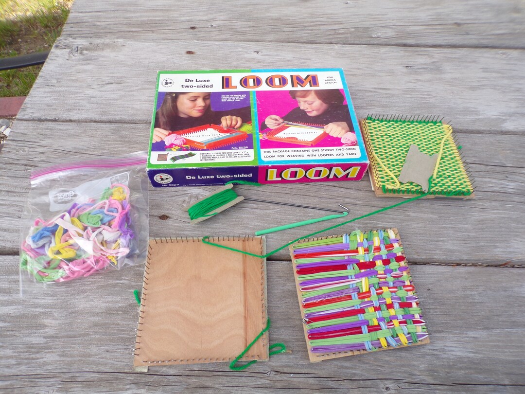 Primitives' Weaving Boards Set of 3, Loops to Weaving, Hot Pad Making ...