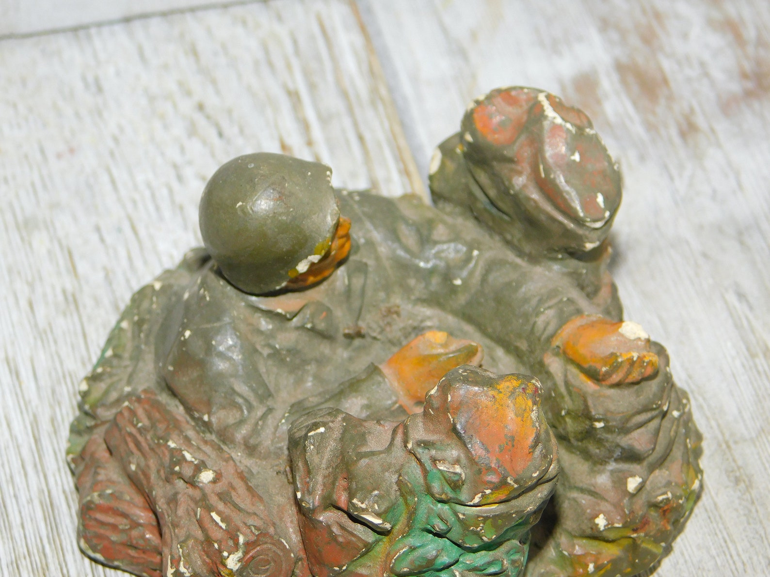 Vintage Clay Army Soldier Military Man Rocks Vtg Clay - Etsy