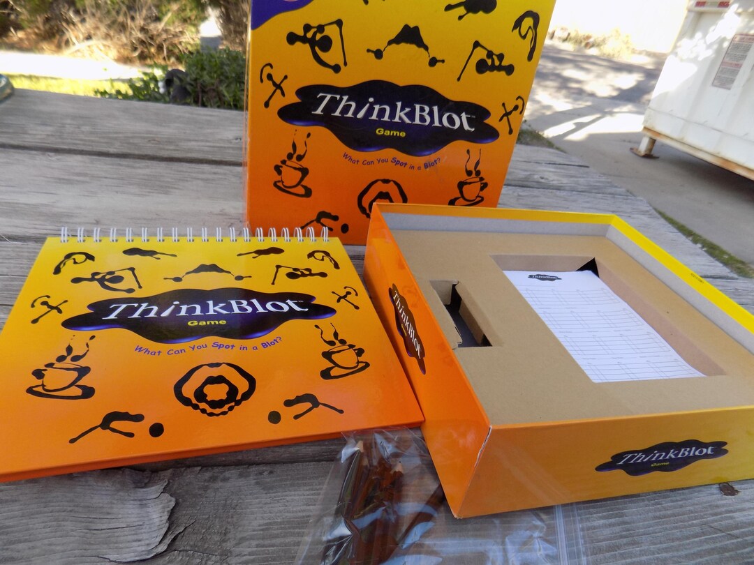 Thinkblot Think Blot, Game From the Inventor of Pictionary Used, Game ...