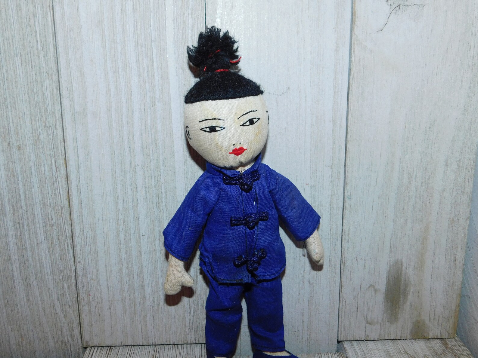 Vintage Asian Cloth Doll Vintage Cloth Doll Vtg Small Doll - Etsy