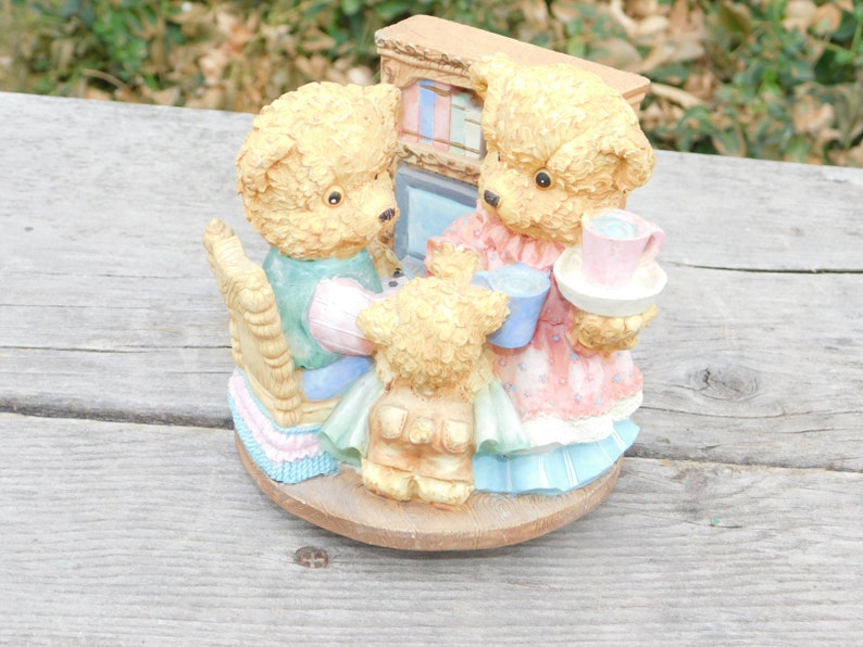 Let Me Be Your Teddy Bear Music Box Home Decor Bear Family - Etsy