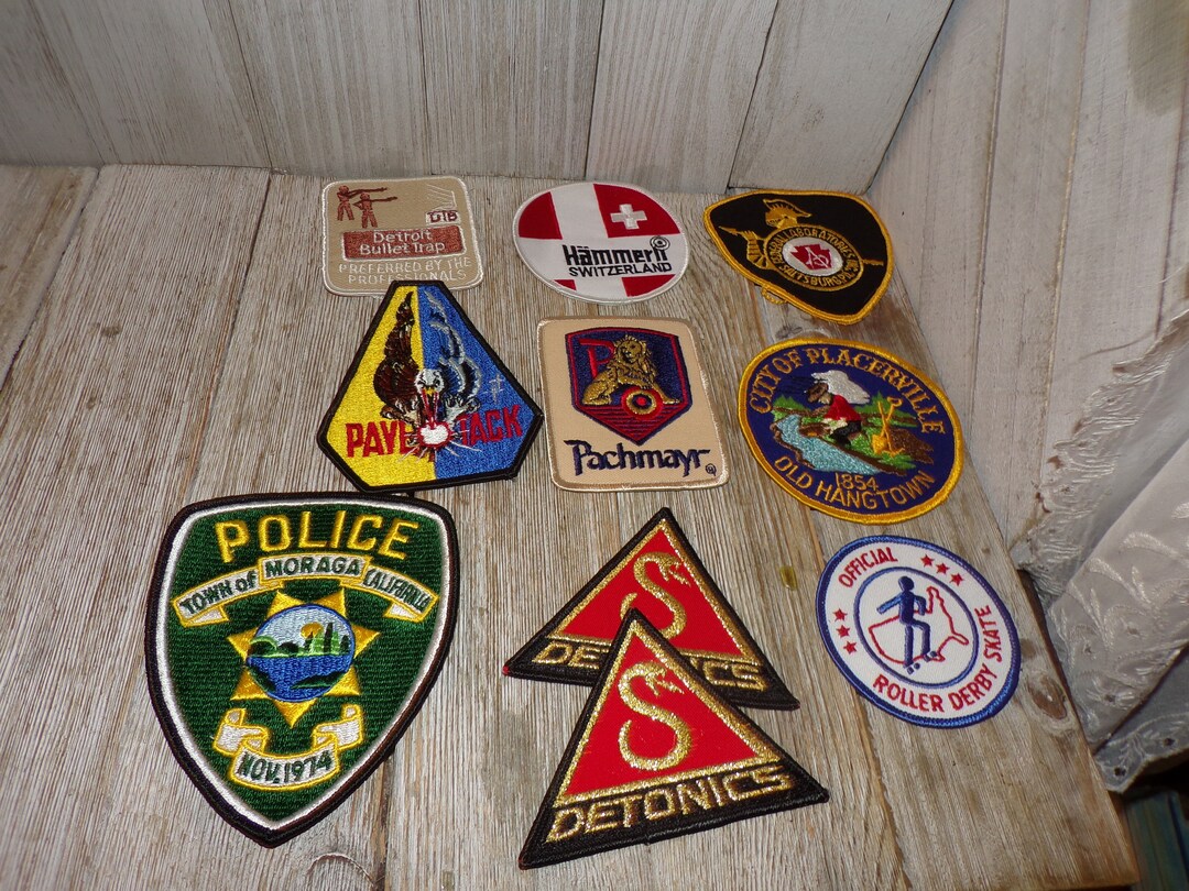 Patches Detroit Bullet Trap Hammer II Federal Laboratories Pave Track ...