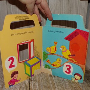 Vtg A Tuff Board Book, Numbers, Vrt Board Book, Hardboard Book, Book W ...