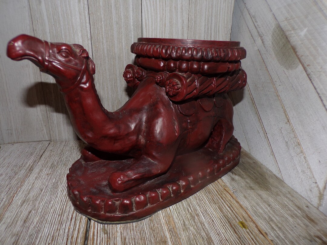 Camel Candle Holder, Resin, Plant Holder Trinket Dish Dessert Decor ...