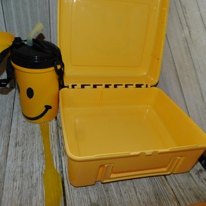 Happy Face Smiley Face Lunch Box Hard to Find Vintage | Etsy