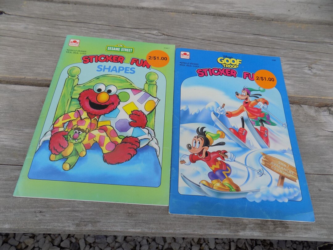 Sticker Book USED, Vintage Children Books, Childhood Memories, Gift ...