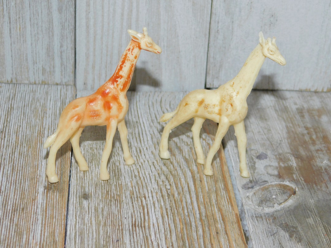 Vtg Plastic Toy Giraffe, YOUR CHOICE Vintage Toys, Zoo Animals Toys ...