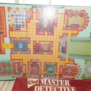 Vintage Master Clue Game GAME BOARD ONLY 1988 Replacements - Etsy