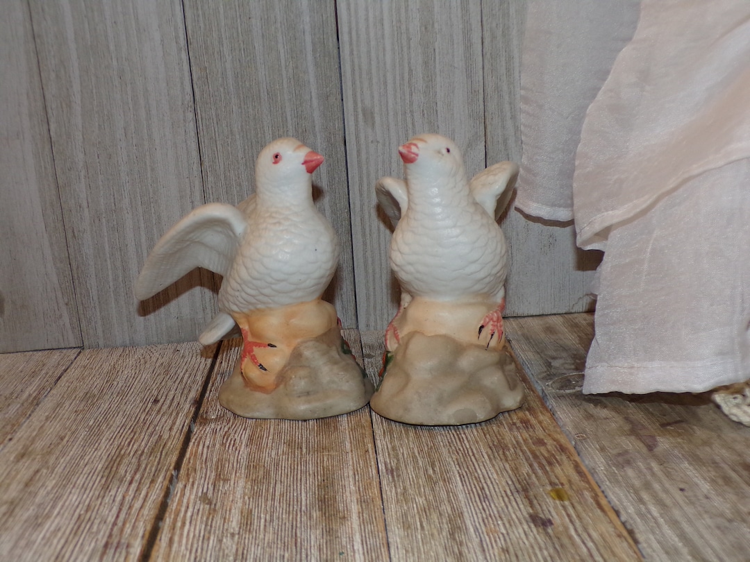 Dove Pair Homeco? Wedding, Vtg Bird Figurine Vtg Home Decor Wedding ...