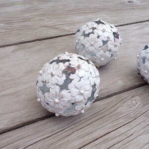 Flower Metal Balls, Filler Flower Metal Ball, Bowl Fillers, Metal Home ...