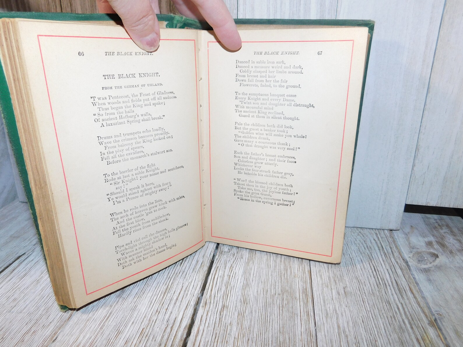 Antique Long Fellow Book 1800s Voices of the Night Ballads - Etsy
