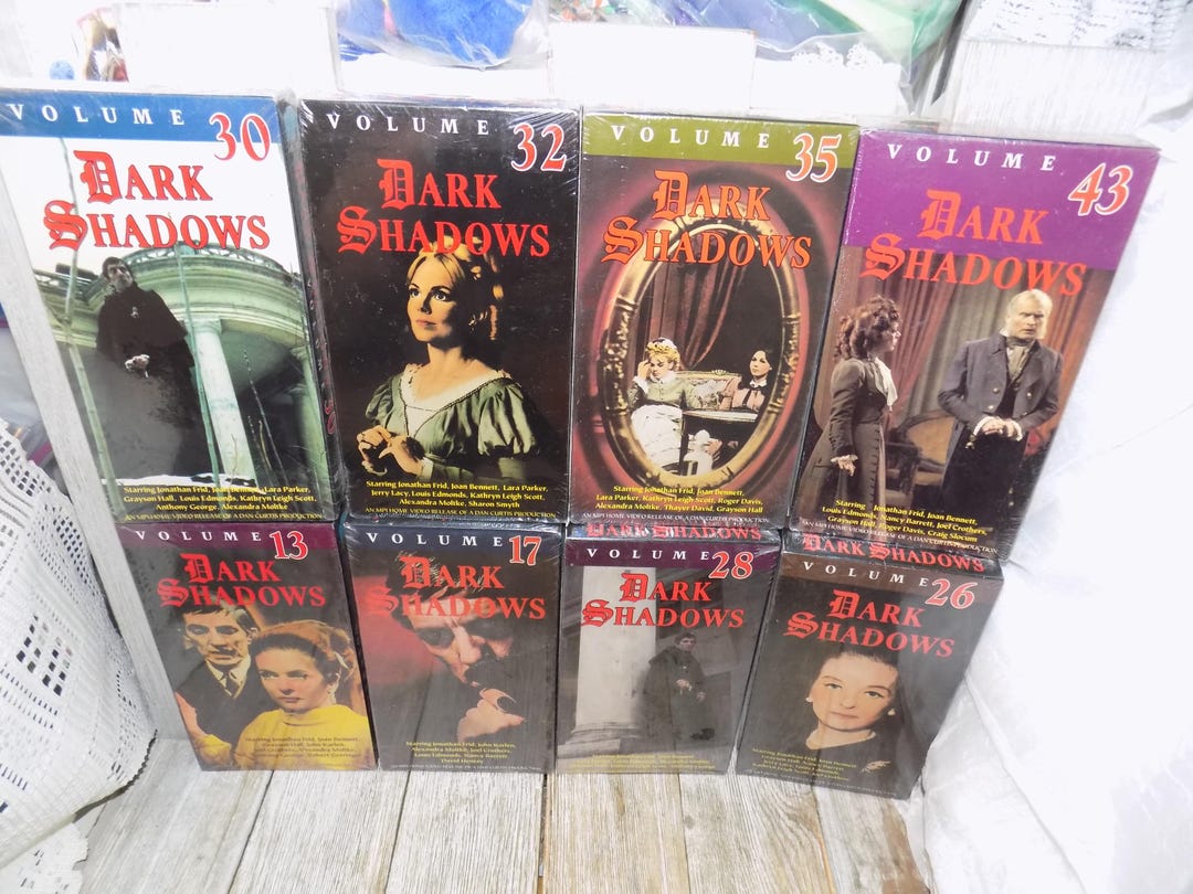 DARK Shadows VHS Movies New Old Stock Group Vol 13,17, 28, 26 30,32,35 ...