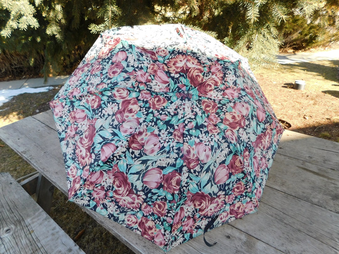 Vint Avon Flower Umbrella Compact Umbrella Avon Umbrella - Etsy