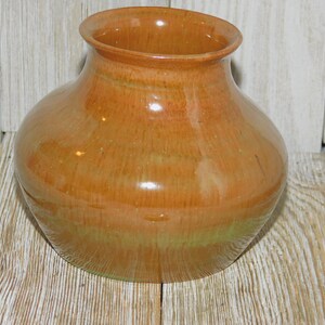 Vtg Small Pottery Pot Vintage Brown Pottery Round Pottery - Etsy