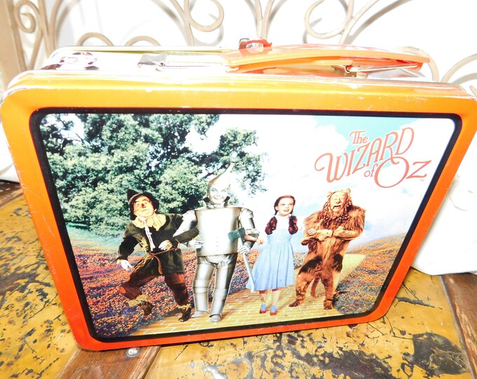 Wizard of Oz Metal Lunch Box, Vintage Metal Box, Wizard of Oz, Wizard ...
