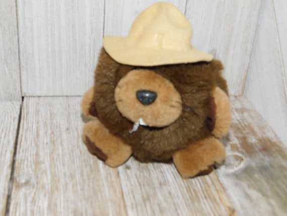 Vtg Stuffed Ranger Beaver Stuffed Animal Ranger Beaver Toy - Etsy