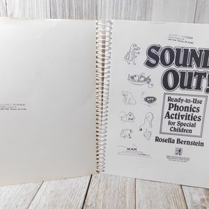Sound Out Book Ready to Use Phonics Activitys for Special Children ...