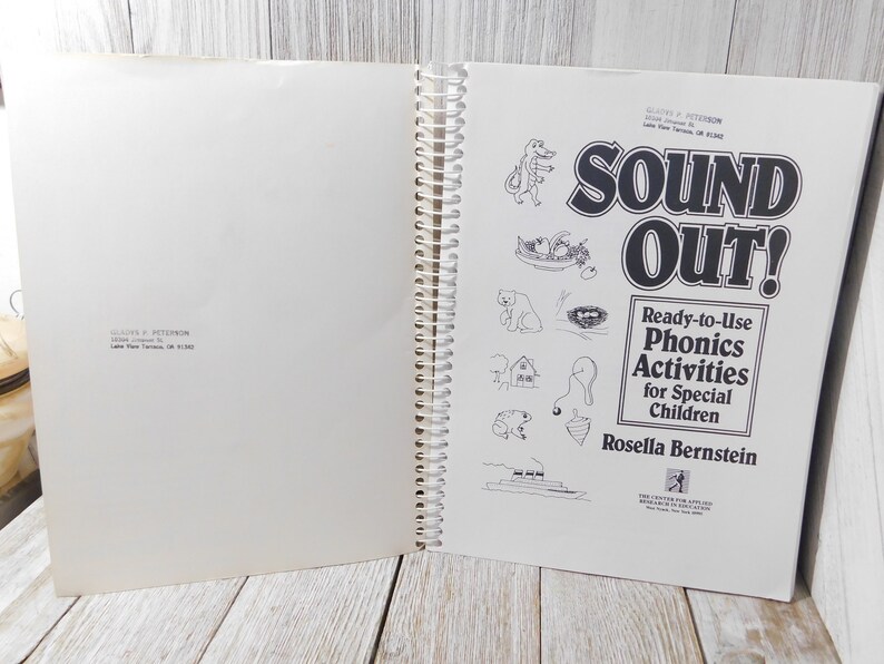 Sound Out Book Ready to Use Phonics Activitys for Special - Etsy