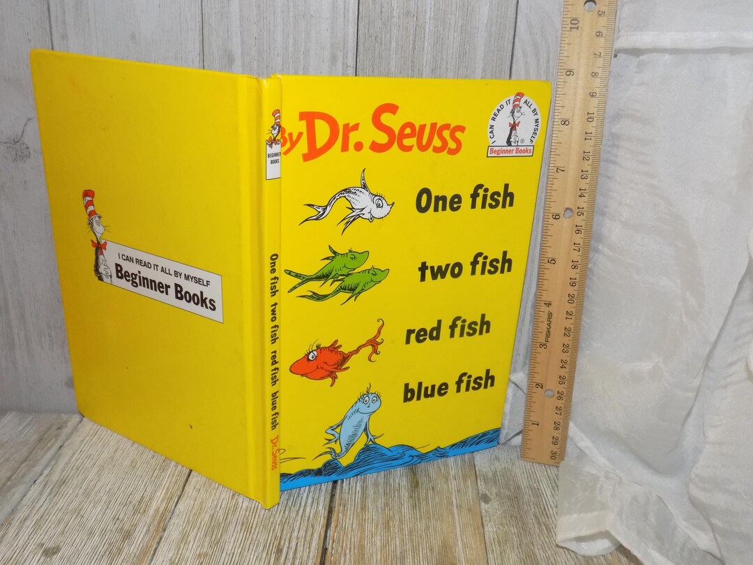 Dr Seuss One Fish Two Fish, Red Fish, Blue Fish, Hardcover Book ...