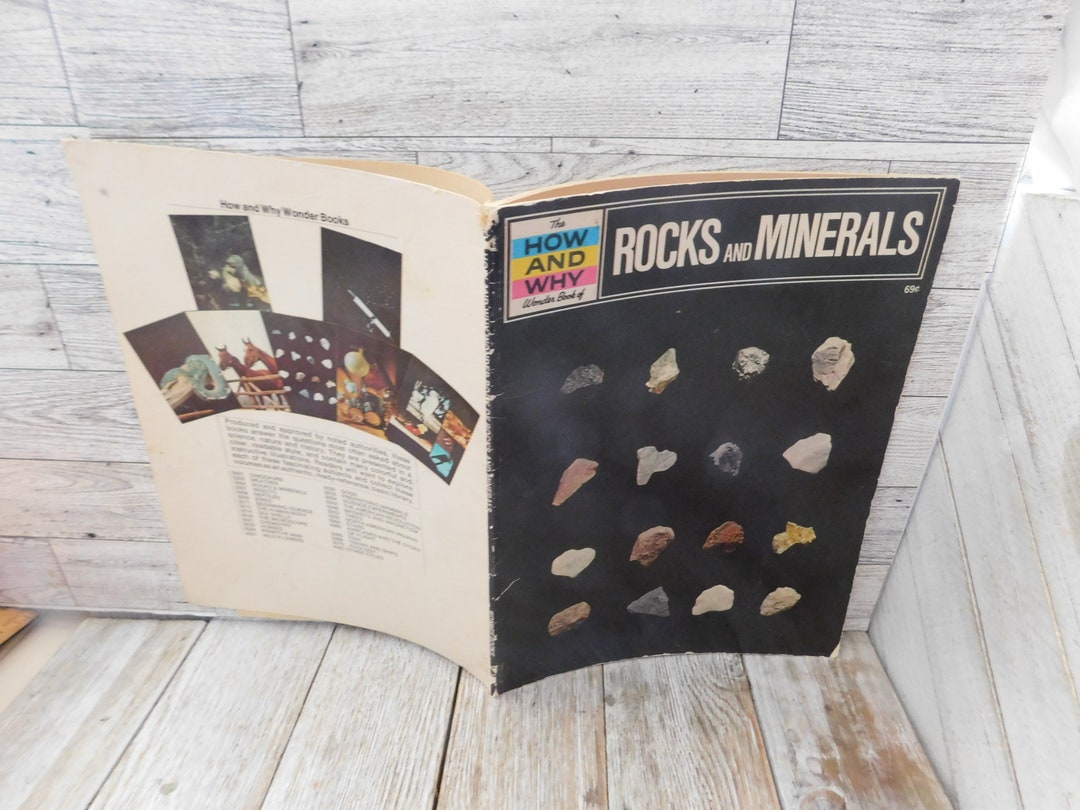 How and Why Book Rocks and Minerals 1974, Paperback Book, Homeschooling ...