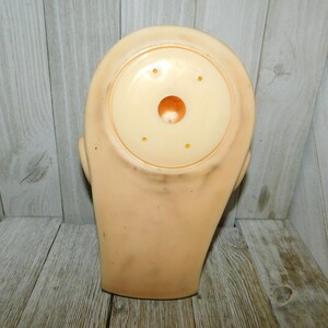 Vtg Training Head Rubber Cosmetology Mannequin Form Face Head, Rubber ...