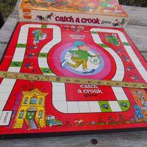 Catch a Crook Game BOARD ONLY, 1971 Game Parts, Craft, Memories, Gift ...
