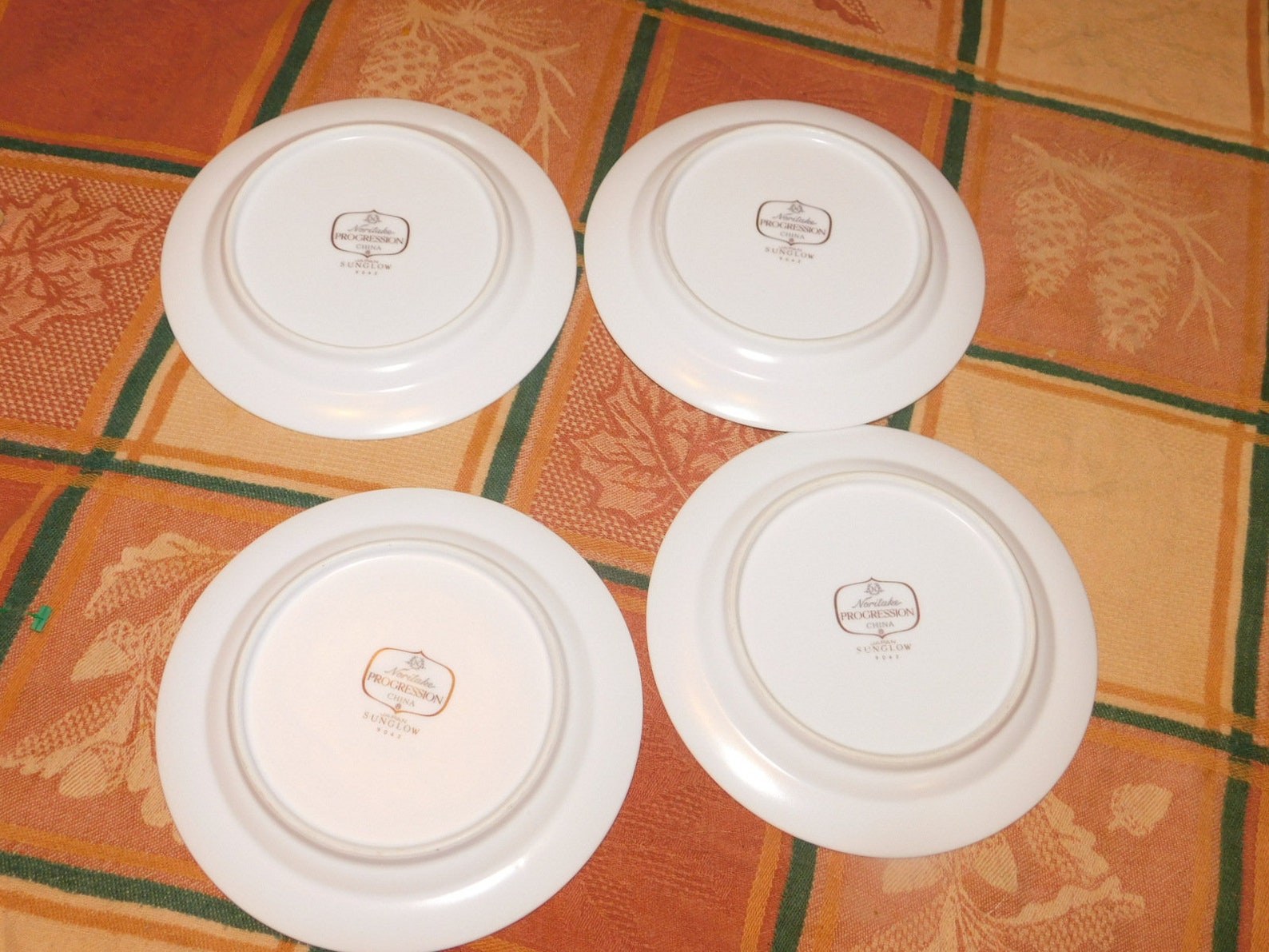 Noritake Progression China Sunglow Salad or Dessert Plates Set | Etsy